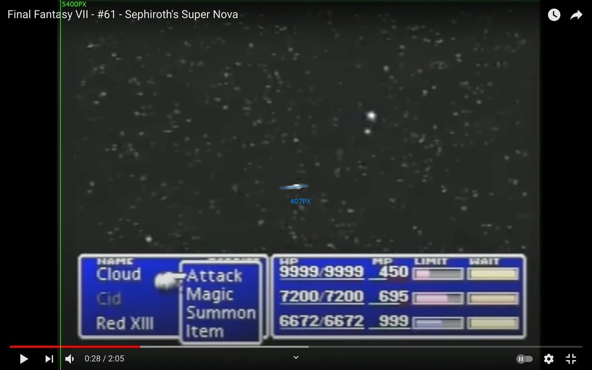 User blog:Migue79/Final Fantasy 7: Supernova Comet Speed | VS Battles ...