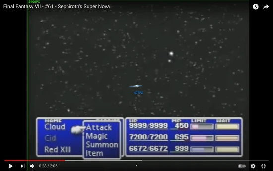 User blog:Migue79/Final Fantasy 7: Supernova Comet Speed | VS Battles ...