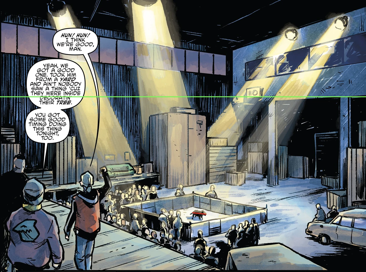 User blog:KingTempest16/TMNT IDW: Leatherhead: Takes a grenade from Hob ...