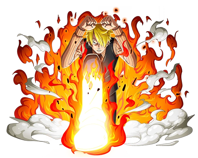 One Piece Sanji Fire Kick