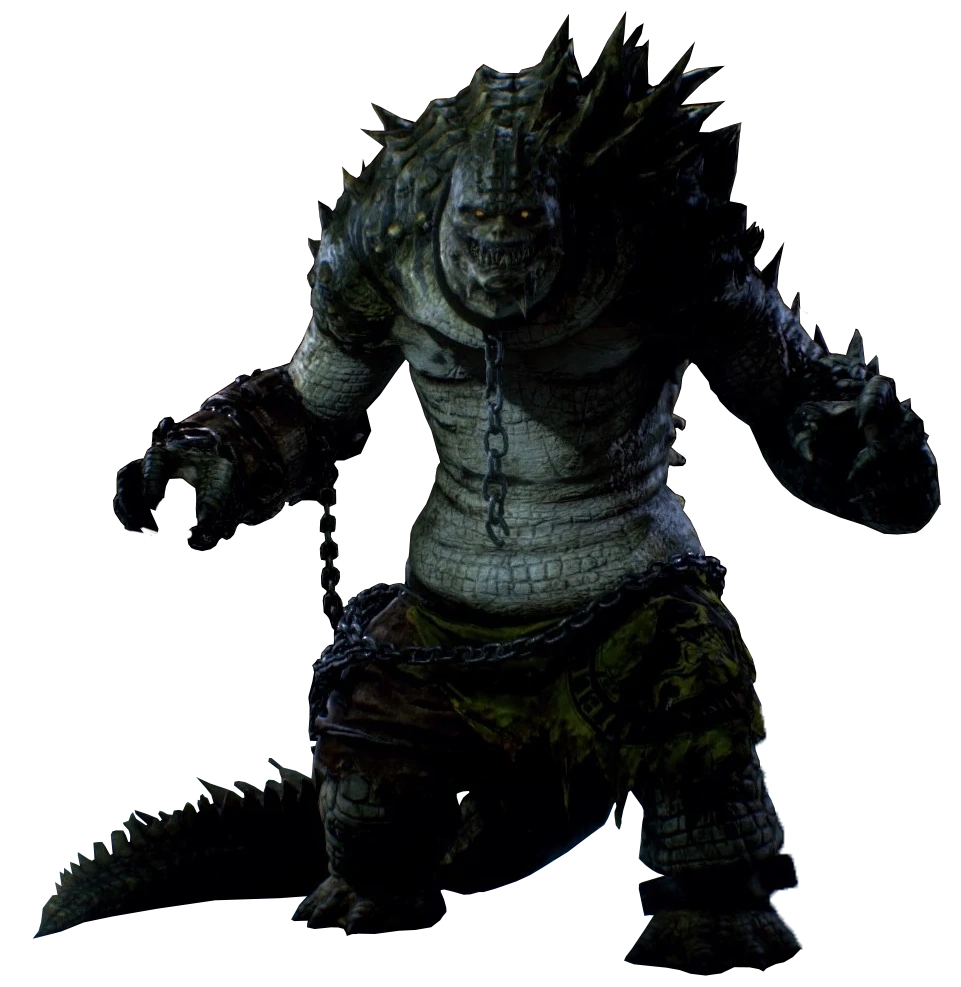 Killer Croc Arkham Asylum Drawings