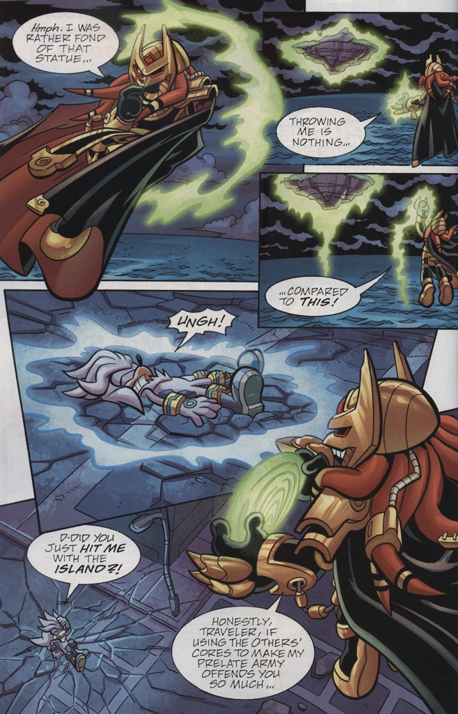 User blog:Psychomaster35/Archie Sonic: Enerjak yeets island onto Silver ...