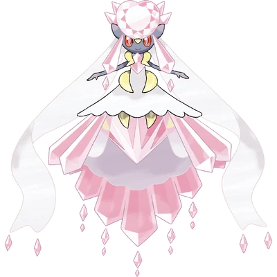 Mega Diancie Coloring Pages