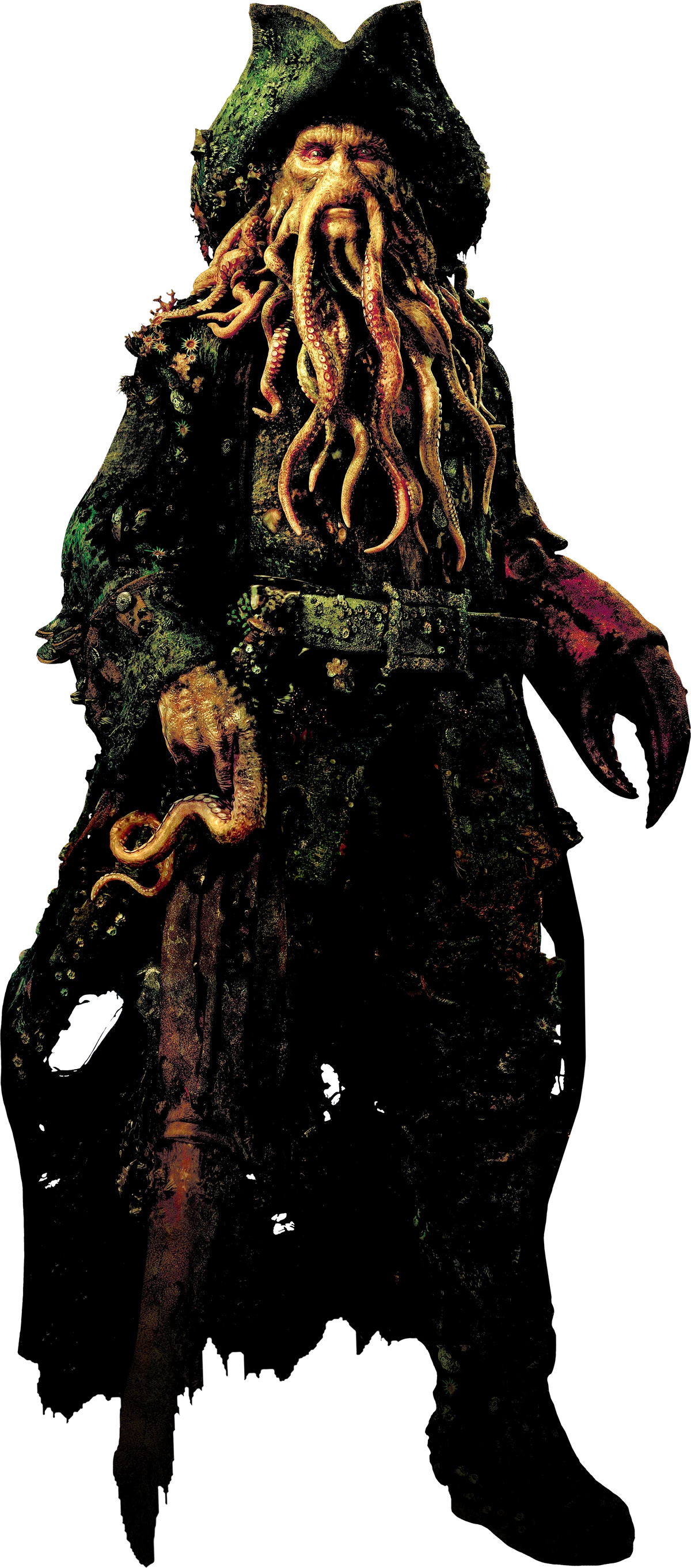 Davy Jones Pirates Of The Caribbean Antagonists Wiki