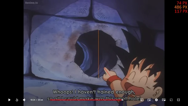 User blog:Liger686/Dragon Ball Anime: Goku Blows A Hole Through A Wall ...