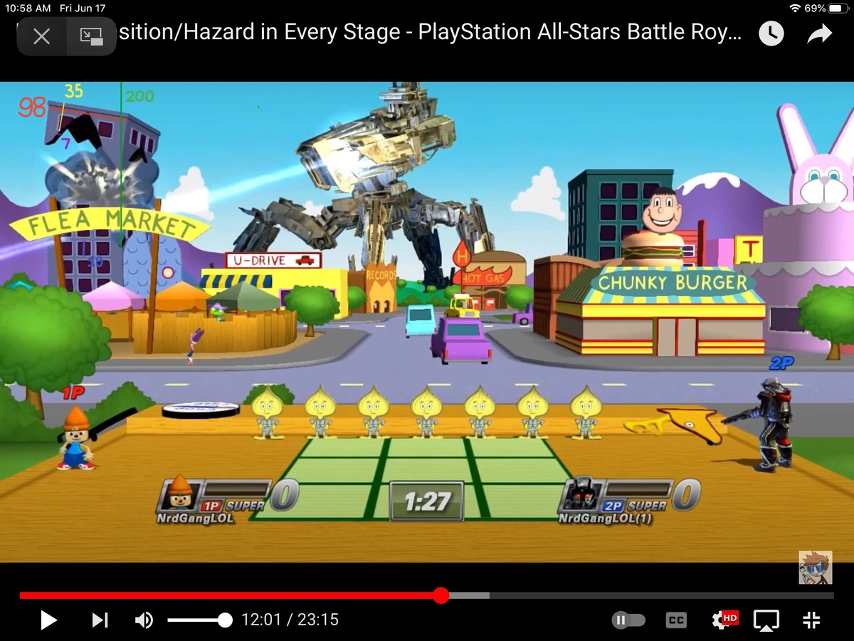 User blog:Psychomaster35/PlayStation All-Stars: MAWLR In PaRappa | VS ...