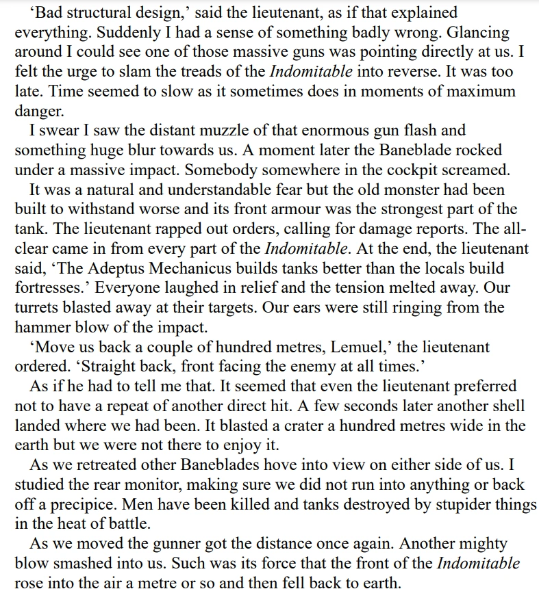 User blog:AbaddonTheDisappointment/Strength of Baneblade Armour | VS ...