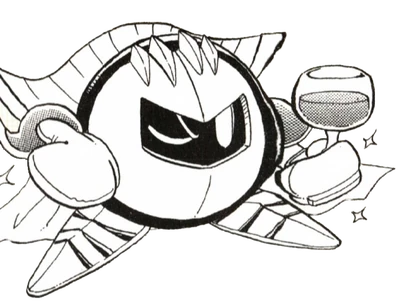 Dark Meta Knight Coloring Pages [2025]