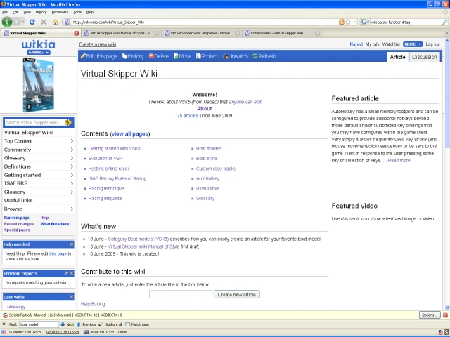 Virtual Skipper Wiki:Wikia tour/Community Portal | Virtual Skipper Wiki | Fandom