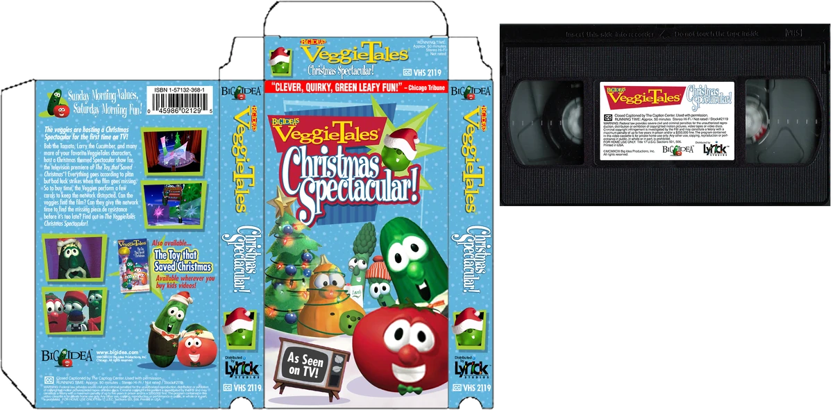 VeggieTales Christmas Spectacular on VHS | Big Idea Fanon Wiki | Fandom