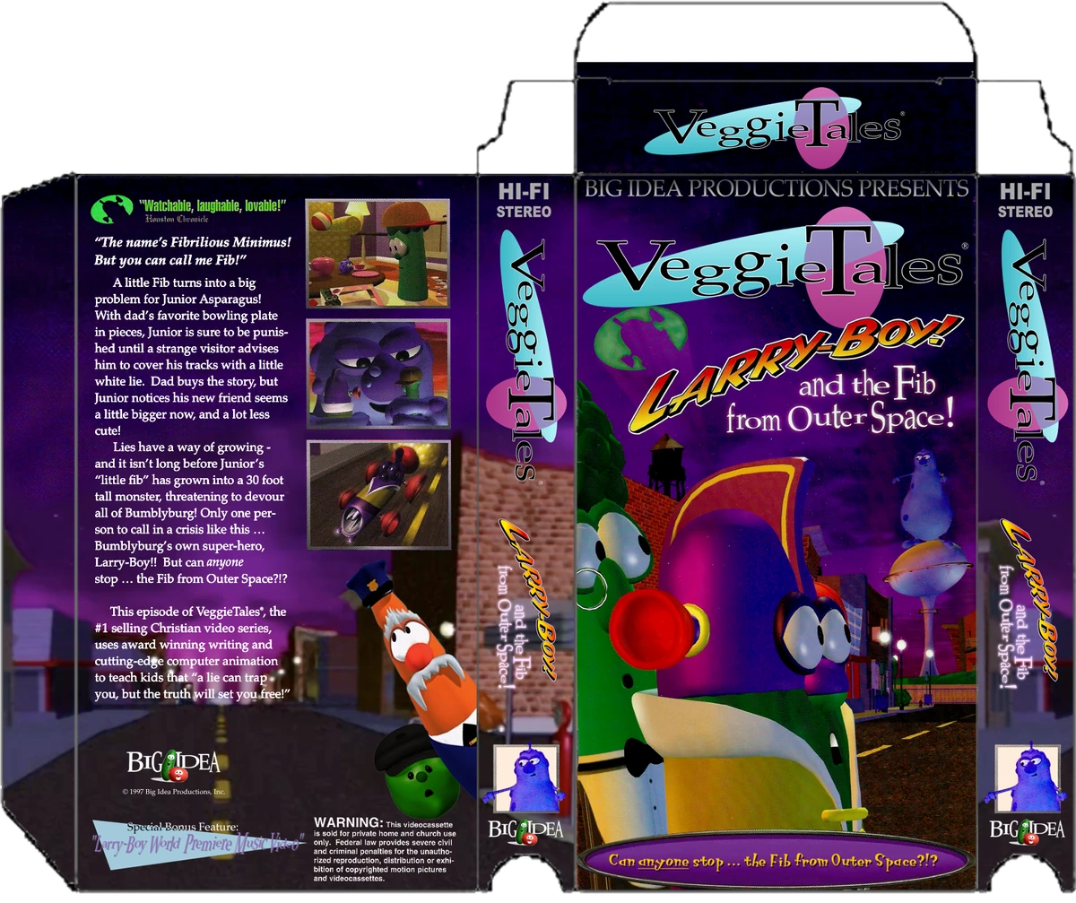 Larry-Boy! and the Fib from Outer Space! (Rare 1997 prototype tape ...