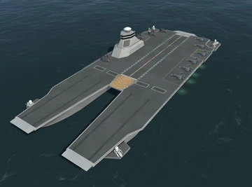 Trimaran Aircraft Carrier