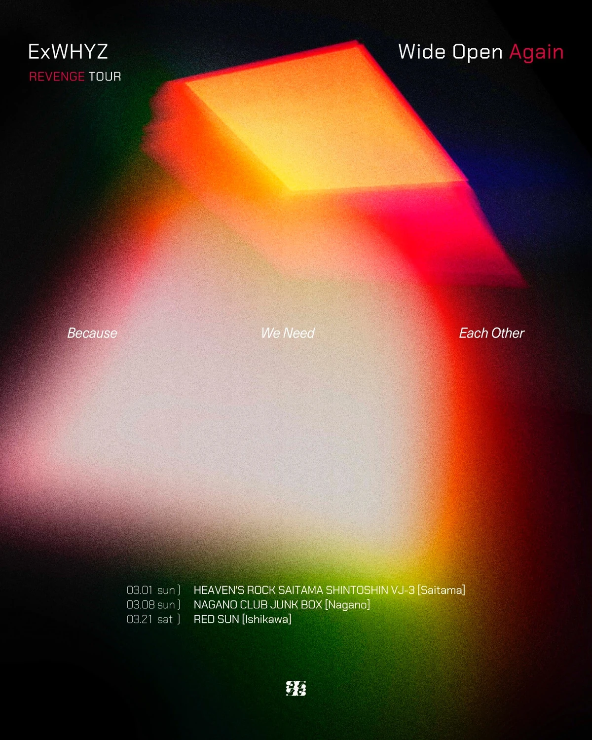 ExWHYZ REVENGE TOUR ‘Wide Open Again’ | WACKi Wiki | Fandom