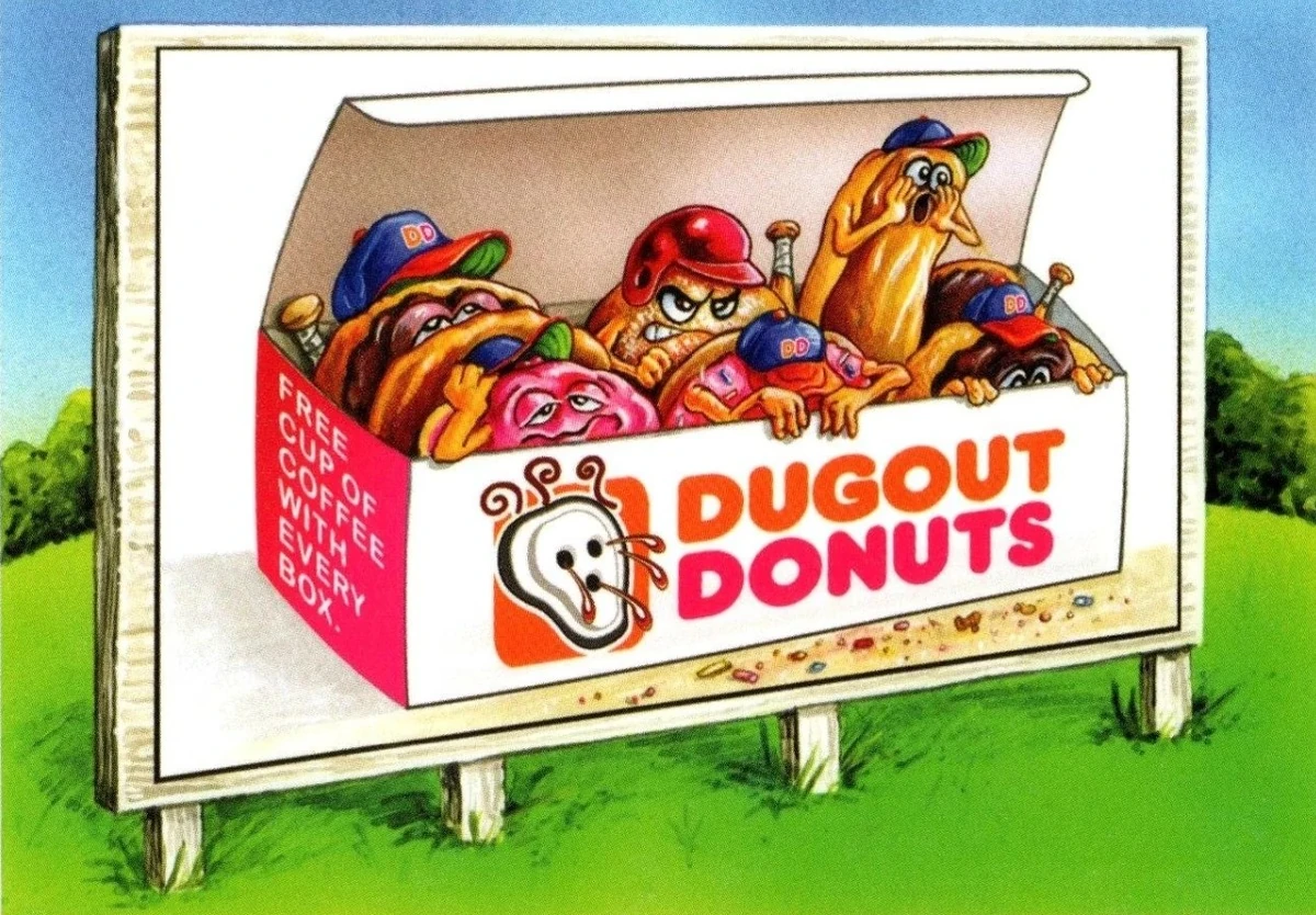 Dugout Donuts | Wacky Packages 1st Series 2015 Wiki | Fandom