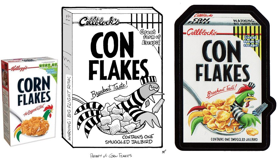 Con Flakes Rough Concept Wacky Packages Wiki Fandom