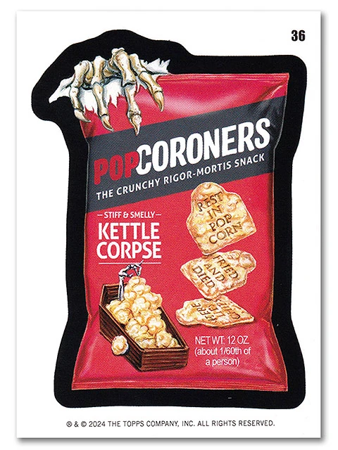 Pop Coroners Chips | Wacky Packages Wiki | Fandom