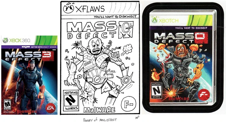 Mass Defect (rough concept) | Wacky Packages Wiki | Fandom