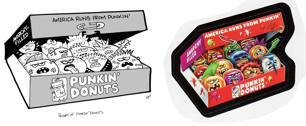 Punkin' Donuts (rough concept) | Wacky Packages Wiki | Fandom