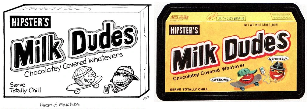 Milk Dudes (rough concept) | Wacky Packages Wiki | Fandom