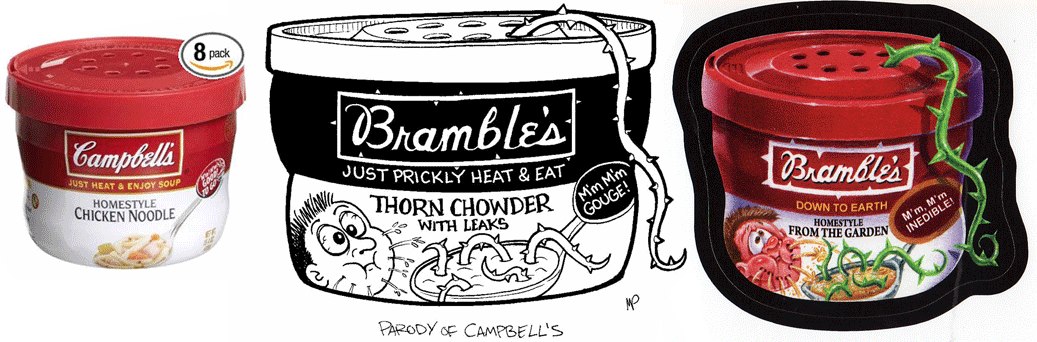 Brambles Rough Concept Wacky Packages Wiki Fandom