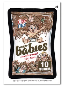 Clay Mix Muddy Babies | Wacky Packages Wiki | Fandom