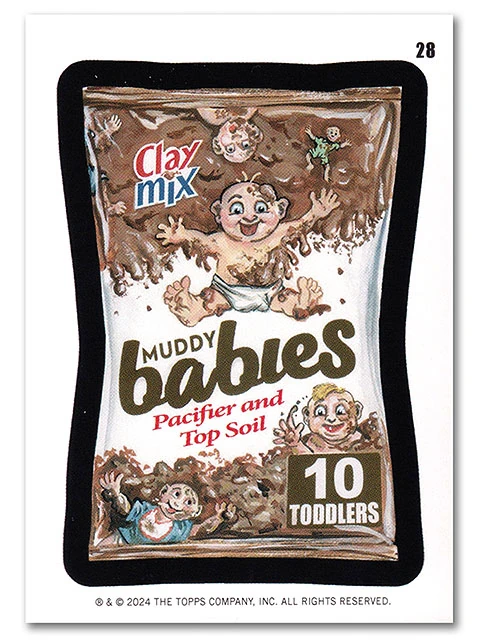 Clay Mix Muddy Babies | Wacky Packages Wiki | Fandom