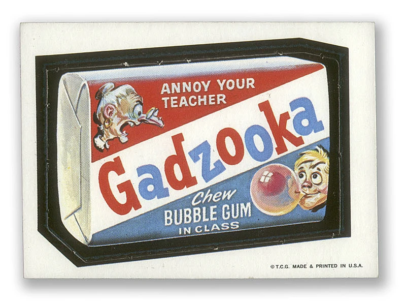 Gadzooka Gum | Wacky Packages Wiki | Fandom