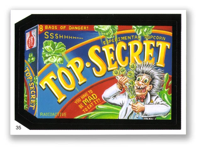 Top Secret | Wacky Packages Wiki | Fandom