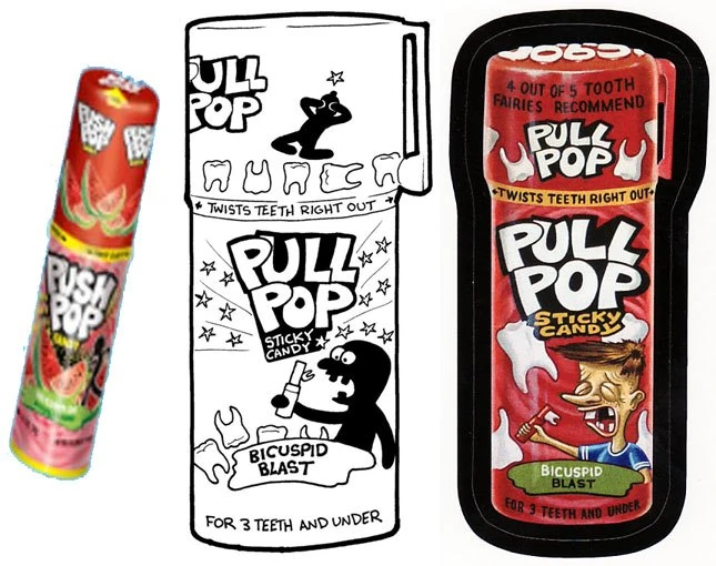 Pull Pop (rough concept) | Wacky Packages Wiki | Fandom