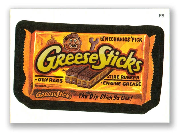 Greese Sticks | Wacky Packages Wiki | Fandom