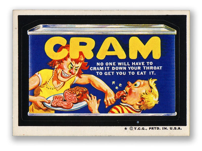 Cram | Wacky Packages Wiki | Fandom