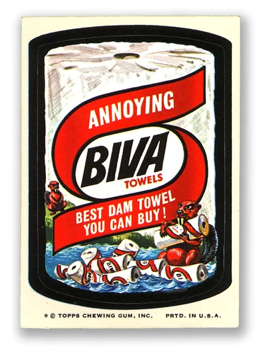 Biva Towels | Wacky Packages Wiki | Fandom