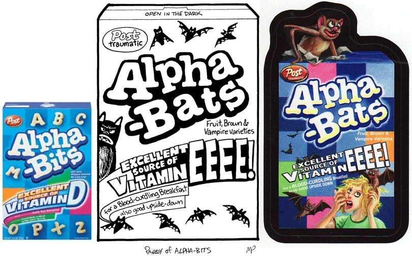 Post Alpha-Bats (rough concept) | Wacky Packages Wiki | Fandom