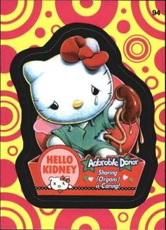 Hello Kidney Adorable Donor | Wacky Packages Wiki | Fandom