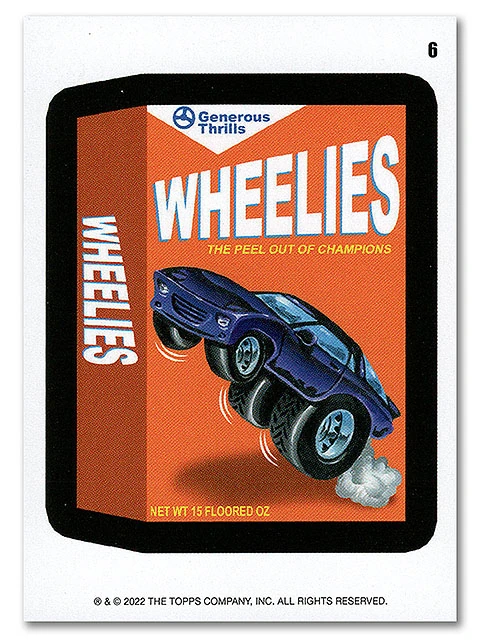 Wheelies | Wacky Packages Wiki | Fandom