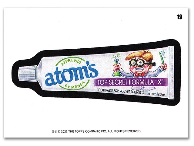 Atom's Toothpaste | Wacky Packages Wiki | Fandom