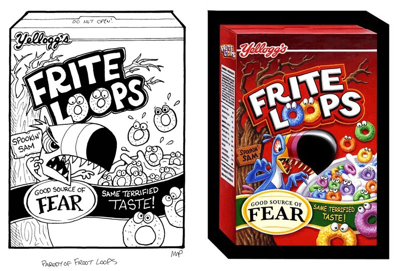 Frite Loops Rough Concept Wacky Packages Wiki Fandom