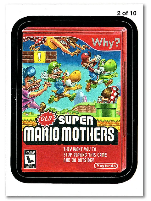 Old Super Mario Mothers | Wacky Packages Wiki | Fandom