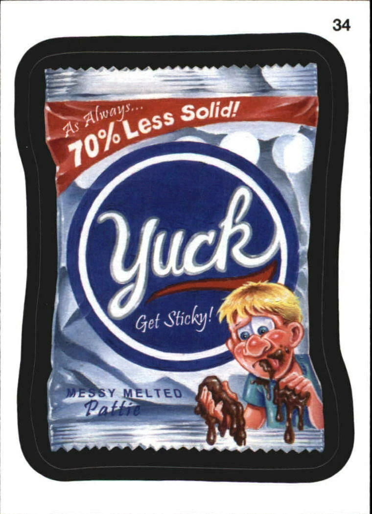 Yuck Messy Melted Pattie | Wacky Packages Wiki | Fandom