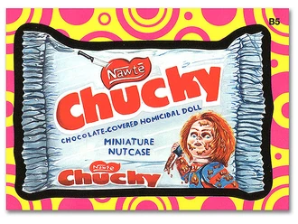 Chucky Miniature Nutcase | Wacky Packages Wiki | Fandom