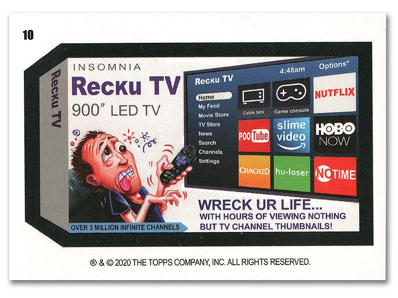 Recku TV | Wacky Packages Wiki | Fandom