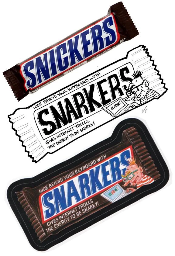 Snarkers (rough concept) | Wacky Packages Wiki | Fandom
