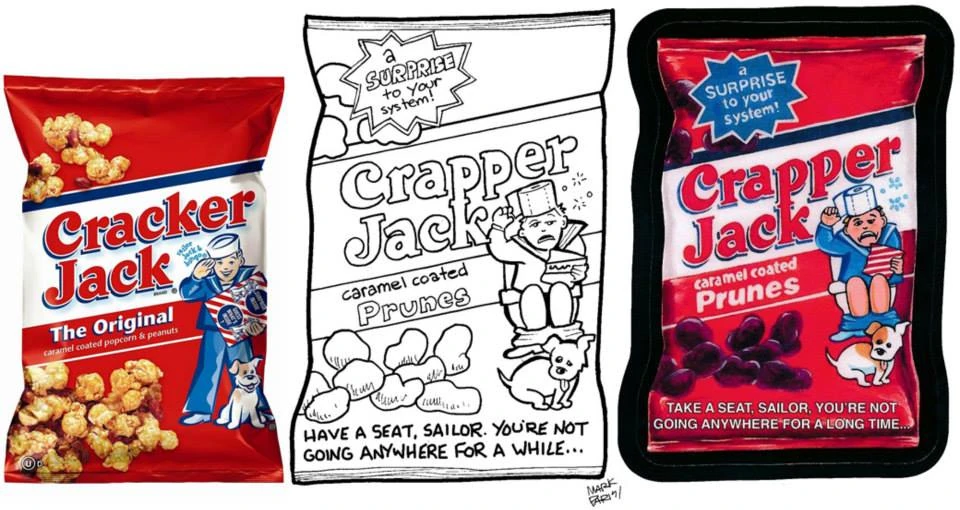 Crapper Jack (rough concept) | Wacky Packages Wiki | Fandom