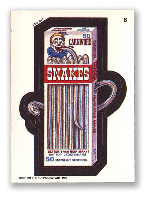 Snakes | Wacky Packages Wiki | Fandom