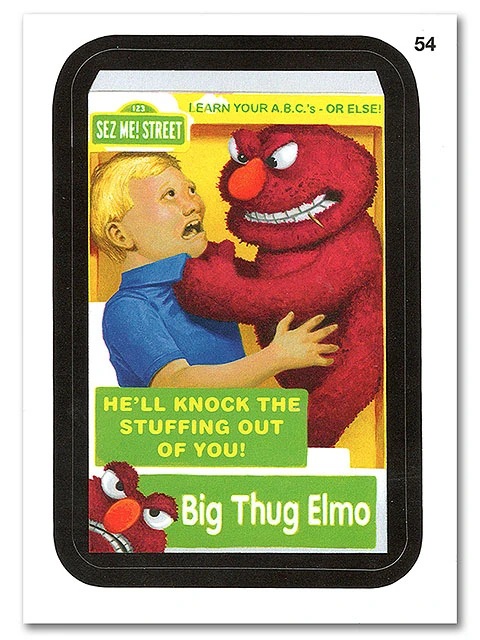 Big Thug Elmo | Wacky Packages Wiki | Fandom