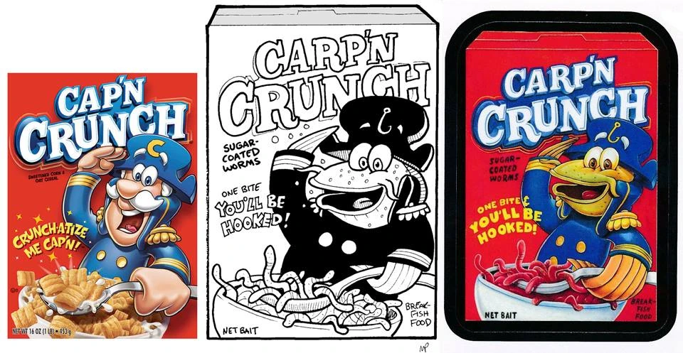 Carp'n Crunch (rough concept) | Wacky Packages Wiki | Fandom
