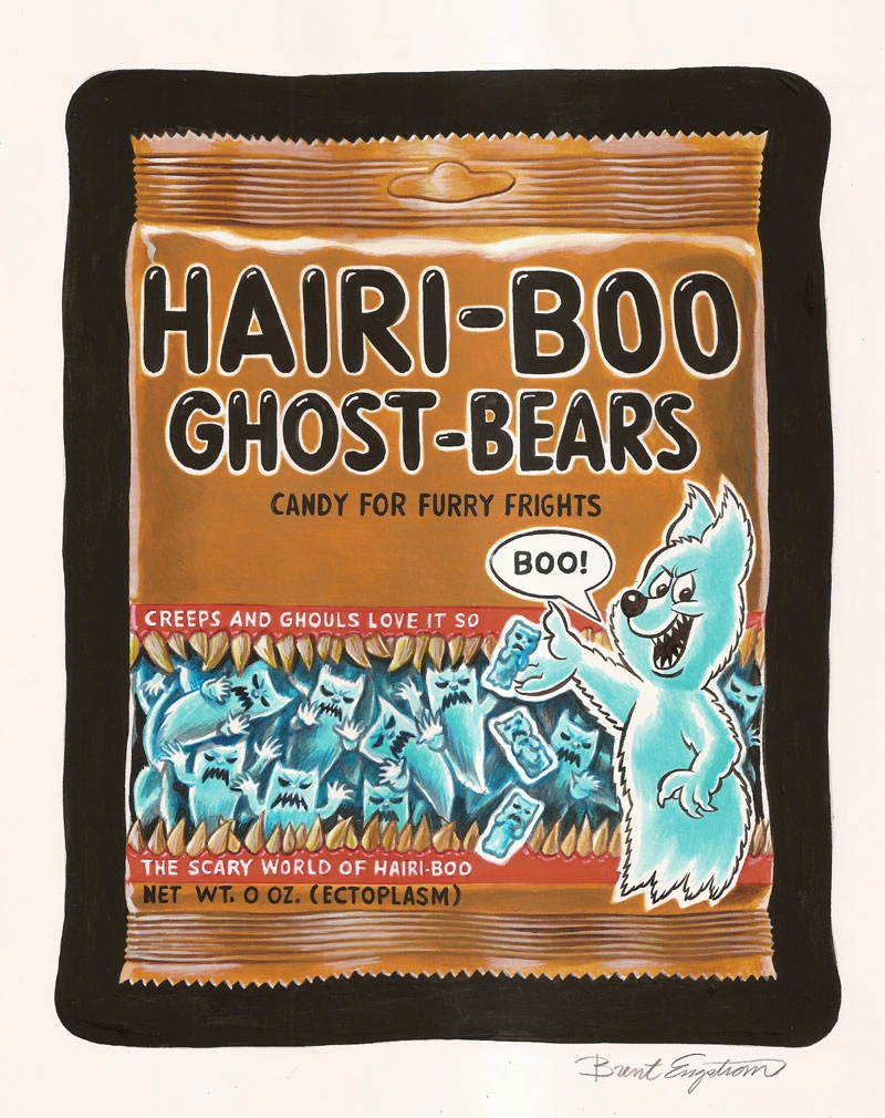 Hairi-Boo Ghost-Bears | Wacky Packages Wiki | Fandom