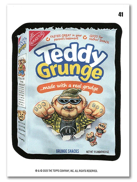 Teddy Grunge (2023) | Wacky Packages Wiki | Fandom