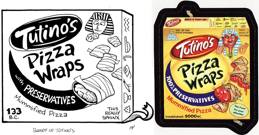 Pizza Wraps Rough Concept Wacky Packages Wiki Fandom