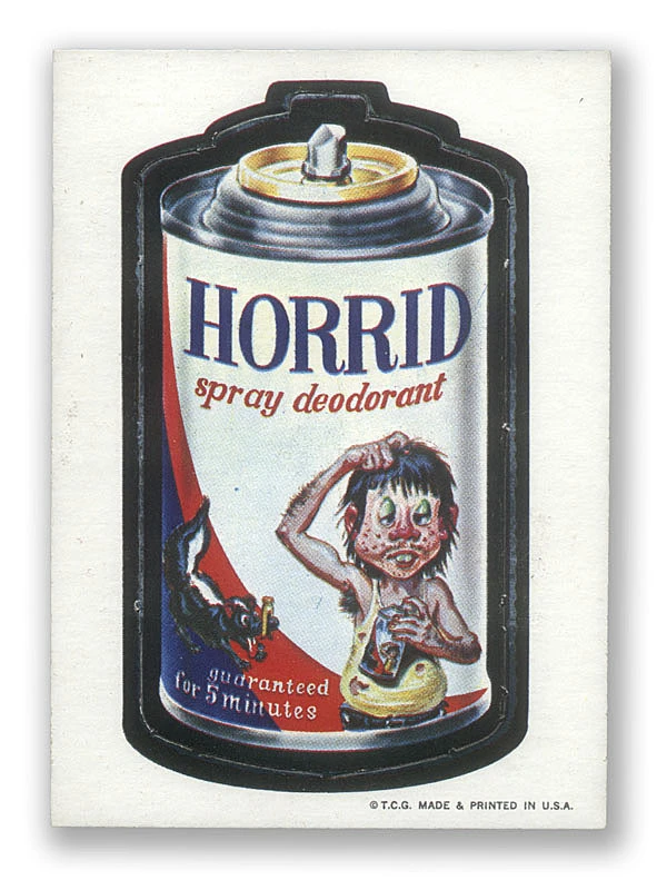 Horrid Deodorant | Wacky Packages Wiki | Fandom